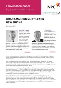 More than grants collection: Pushing the boundaries of funding