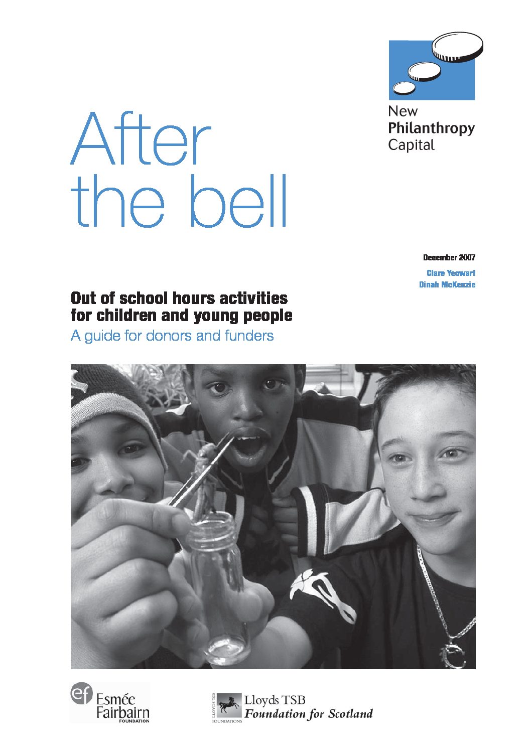 After the bell: Out of school hours activities - NPC
