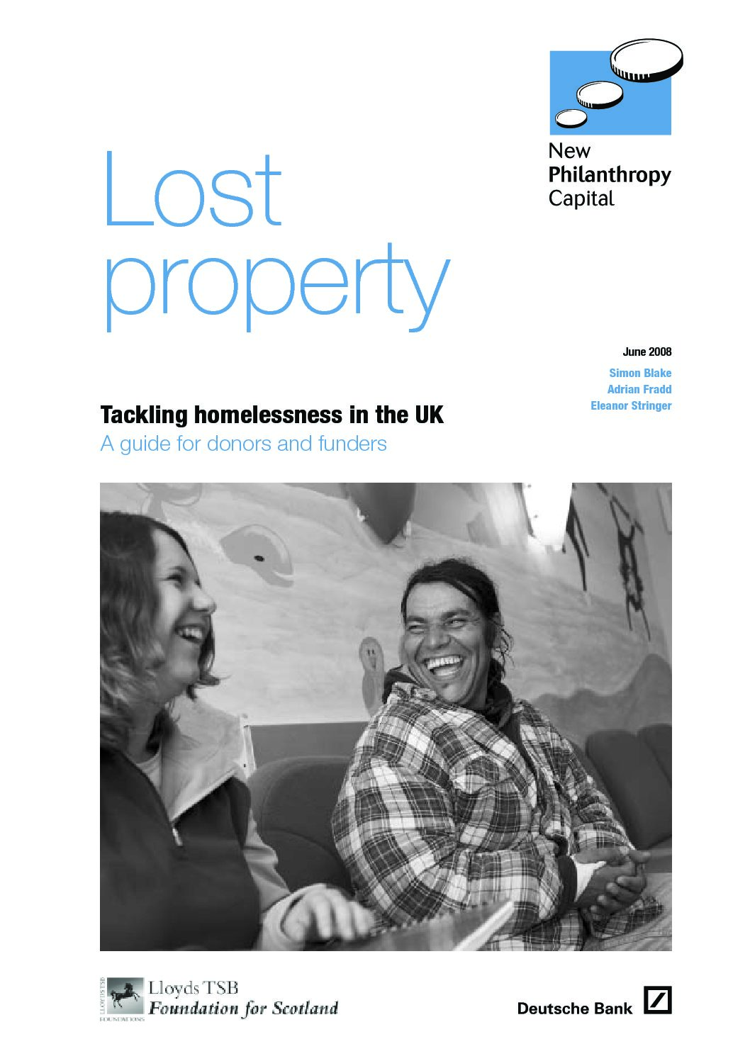 Lost property: Tackling homelessness in the UK - NPC