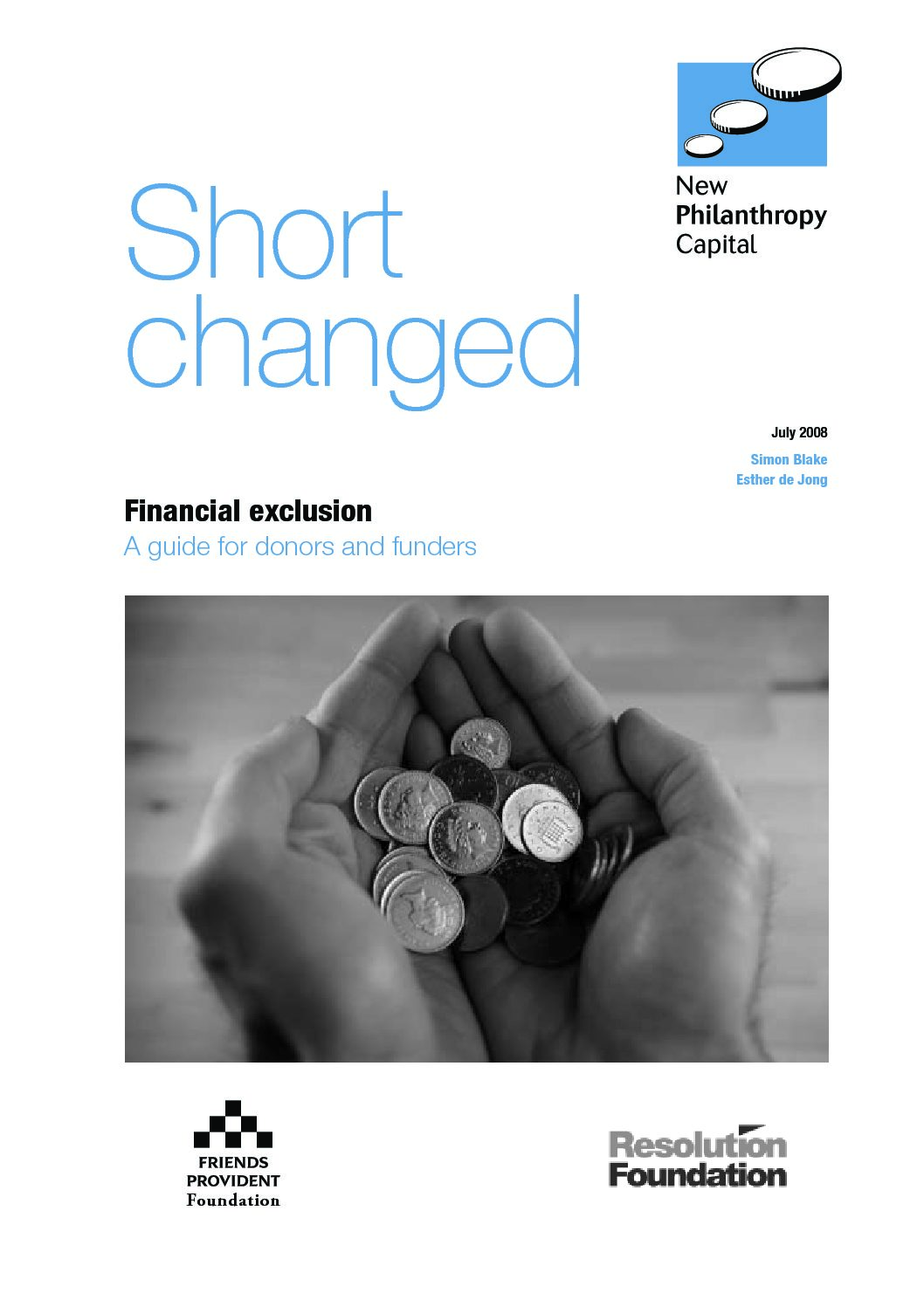 Short changed: Financial exclusion, a guide for donors and funders